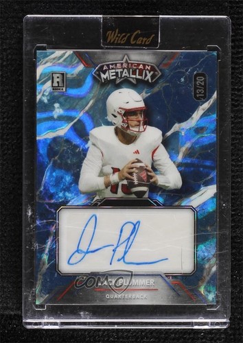 2023 American Metallix Pro-Look Football WildMarble 13/20 Jack Plummer ...