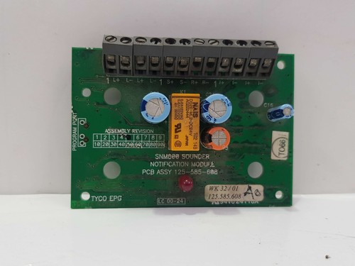 TYCO EPG SNM800 SOUNDER NOTIFICATION PCB MODULE 125-585-608 | eBay