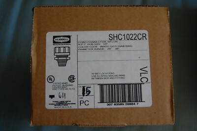 WIRING - NYLON CORD CONNECTOR HUBBELL SHC1022CR | eBay