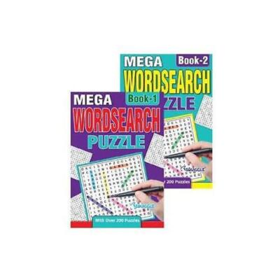 A5 Word Search Book - Mega Puzzles Trivia Adults Kids Wordsearch Single Book | eBay