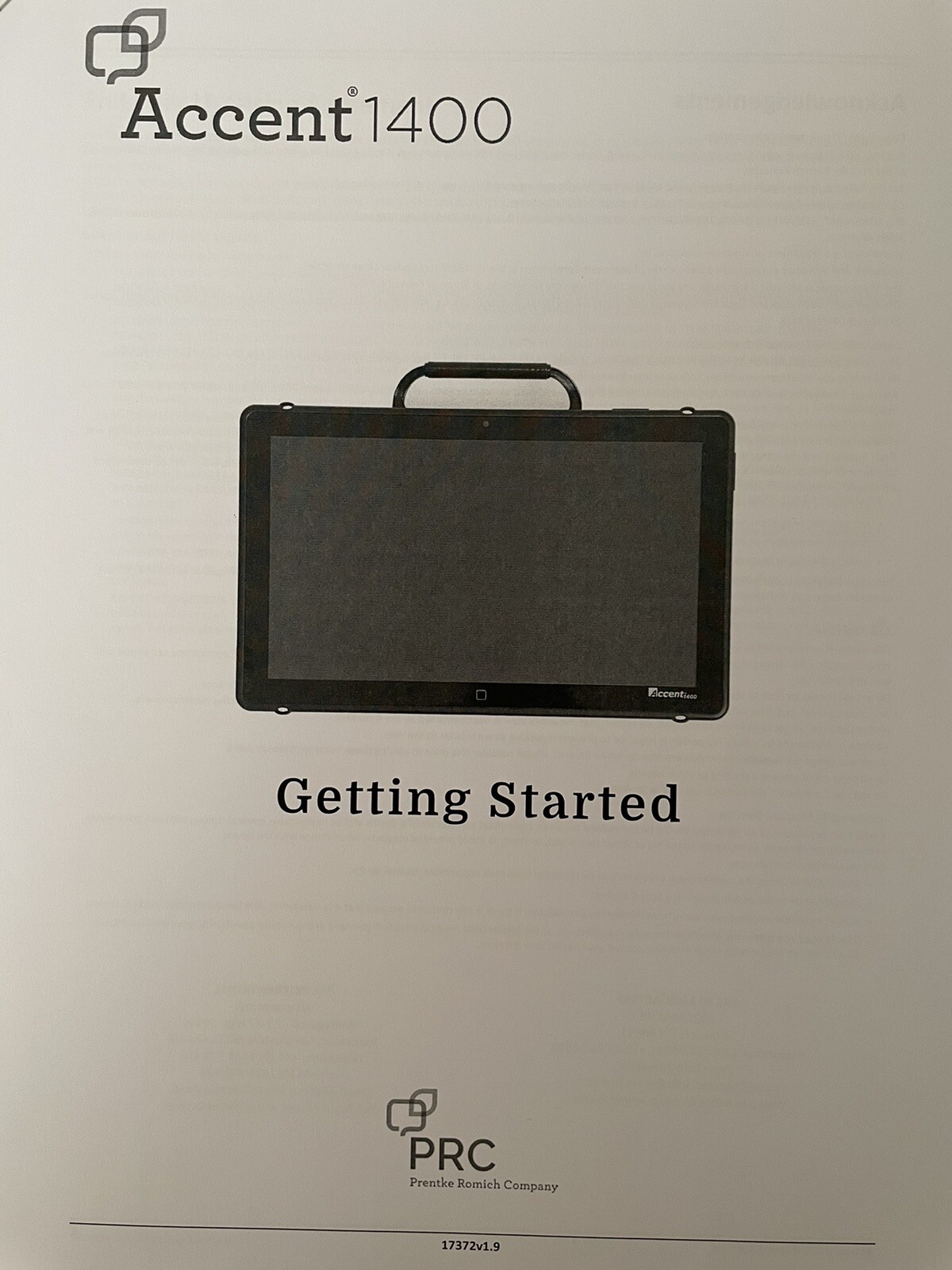 PRC Accent 1400 with Look Eye Tracking System | eBay