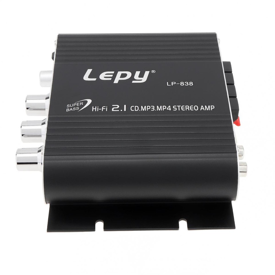 12V Mini Hi-Fi Amplifier Booster Radio MP3 Stereo AMP for Car ...
