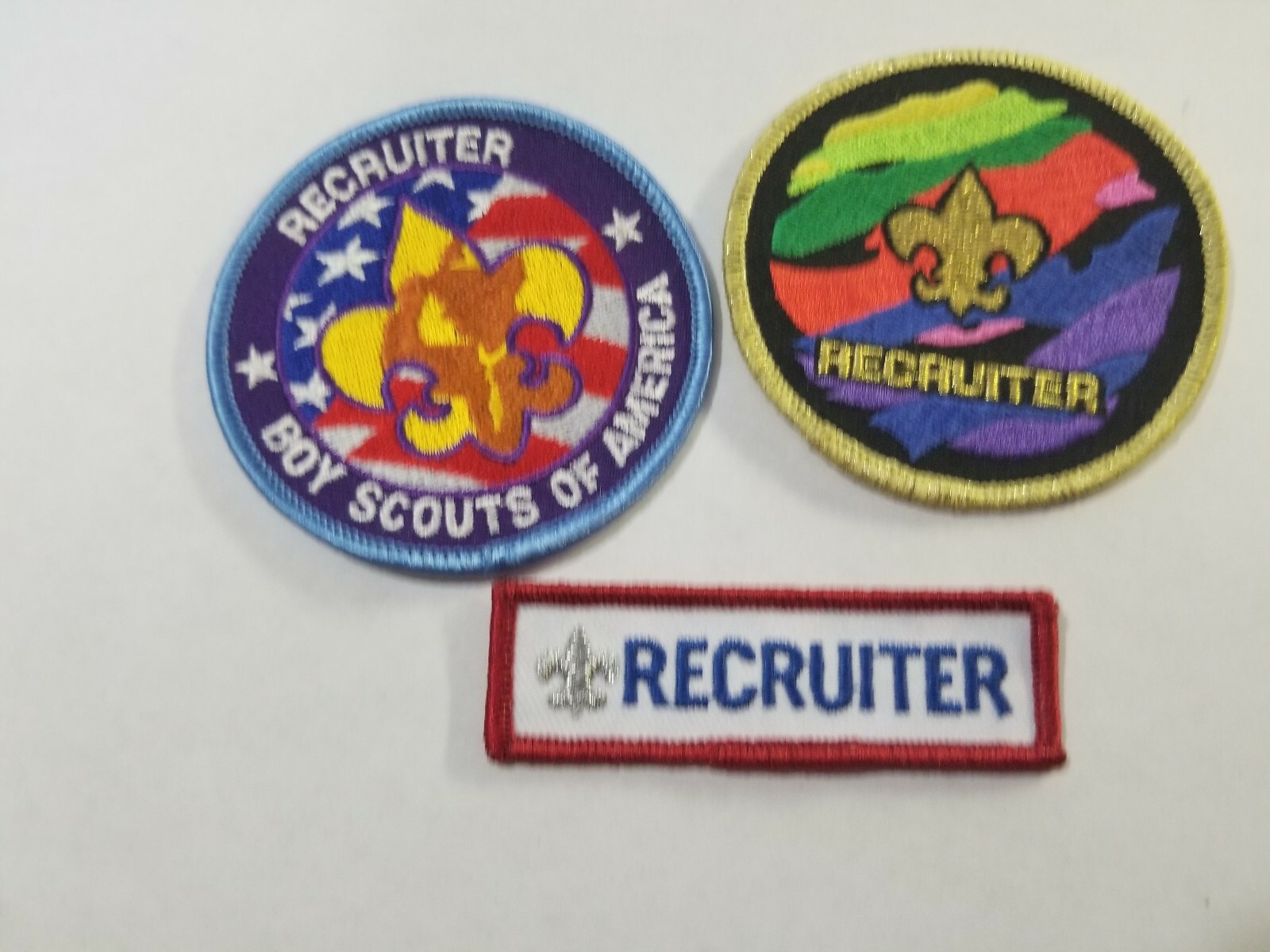 BSA Boy Scout Patch Lot 3 Recruiter Patches | eBay