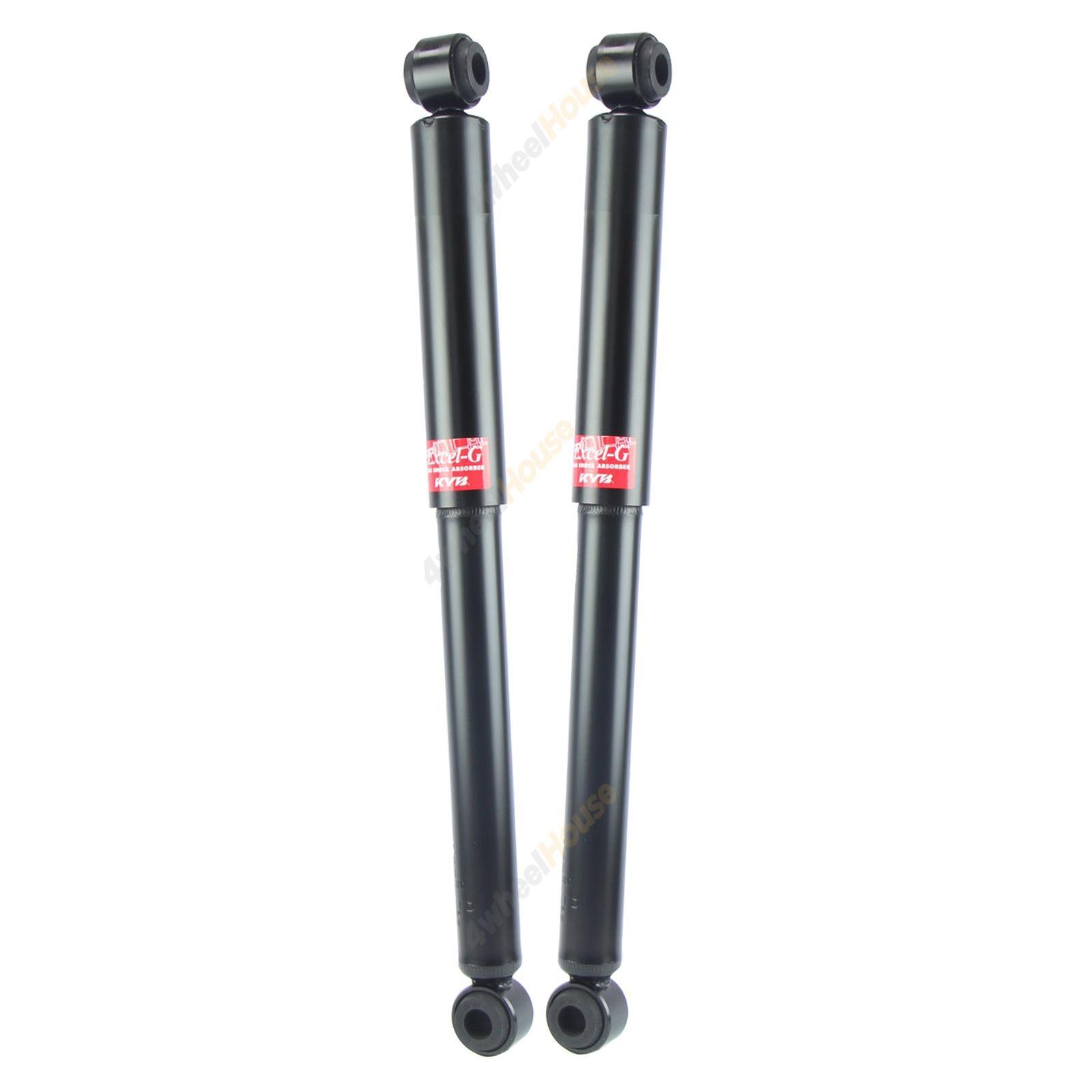 2 x KYB Shock Absorbers Twin Tube Gas-Filled Excel-G Rear 343253 343246 ...