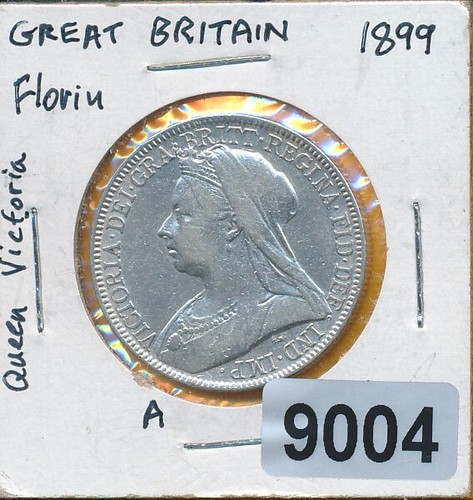 GREAT BRITAIN - 1899 FLORIN - SILVER - #9004 | eBay