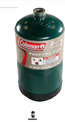 Coleman 2 Pack Propane Fuel Tank - 16 oz, Green, Steel | eBay