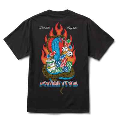 PRIMITIVE Cobra Graphic T-Shirt - Black Men's Tee | eBay