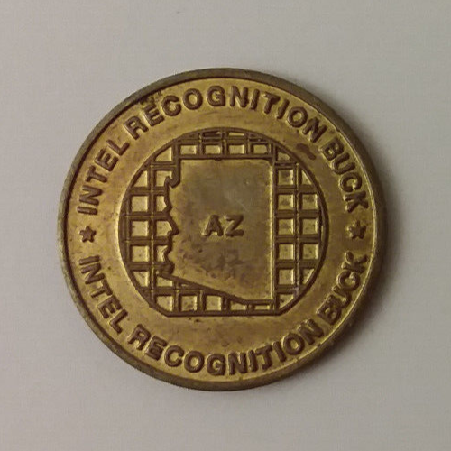 Intel Employee Recognition Buck Arizona One Dollar Trade Token 25mm | eBay
