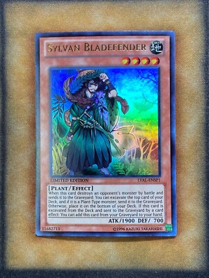 Yugioh Sylvan Bladefender LVAL-ENSP1 Ultra Rare Limited Edition NM | eBay