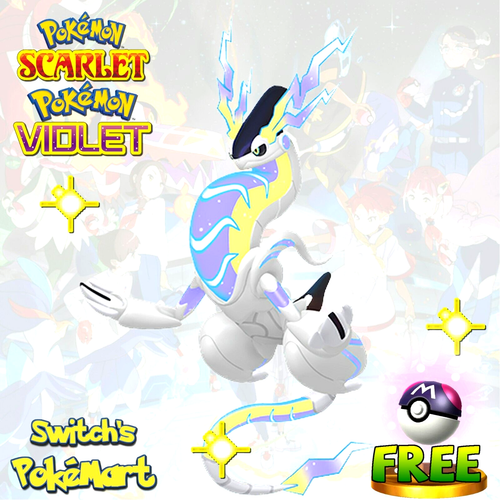 Shiny Legendary Pokemon Shiny Miraidon Max IVs Pokemon Scarlet Violet ...