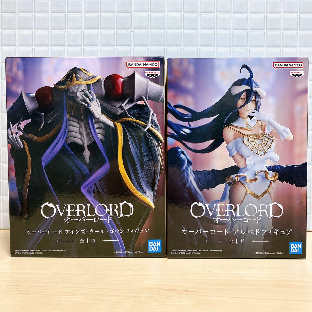 Overload Ainz Ooal Gown Albedo Figure Set of 2 NEW | eBay