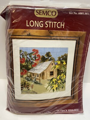 Semco Long Stitch Australian Needlepoint Kit Outback Hideaway 6001.0013 ...