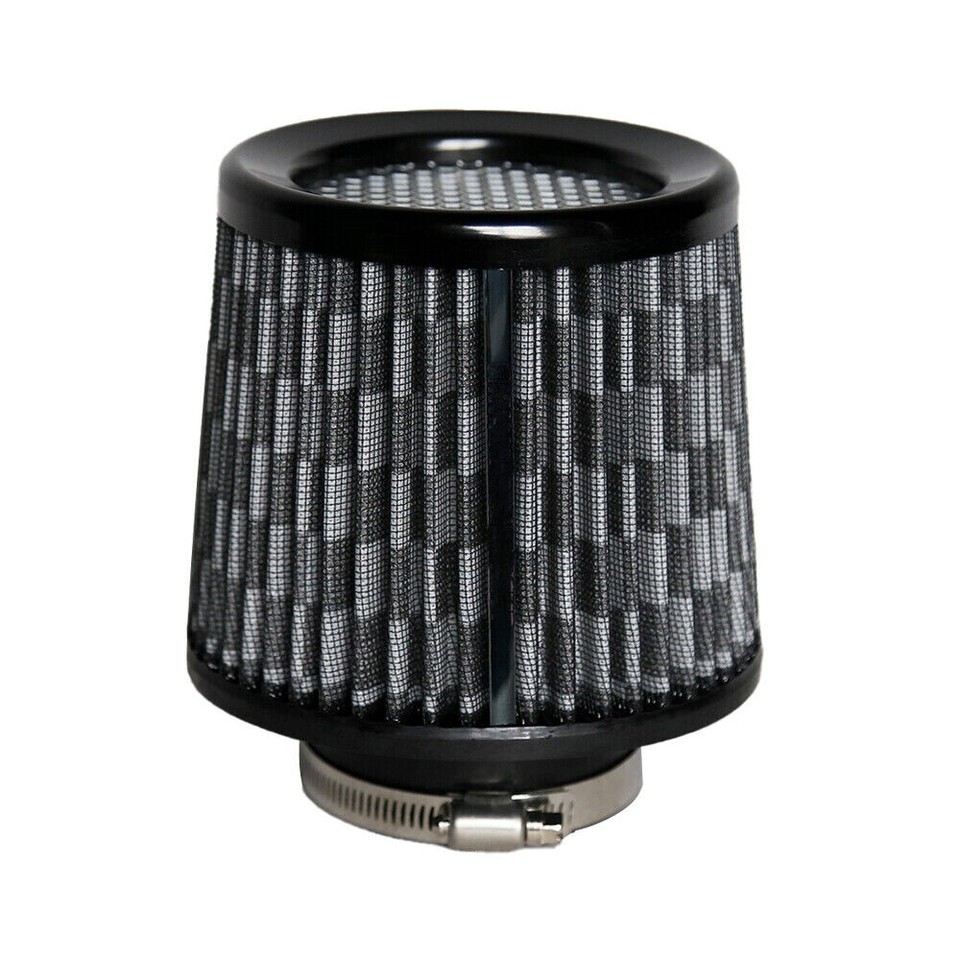 3in/76mm High Flow Inlet Cold Air Intake Cone Replace CarbonFiber Dry ...