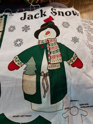 Christmas Jack Snow Panel | eBay