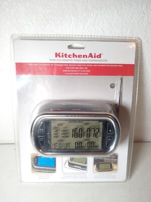 Kitchen Aid Wireless Remote Timer & Thermometer Oven Grill 200 ...