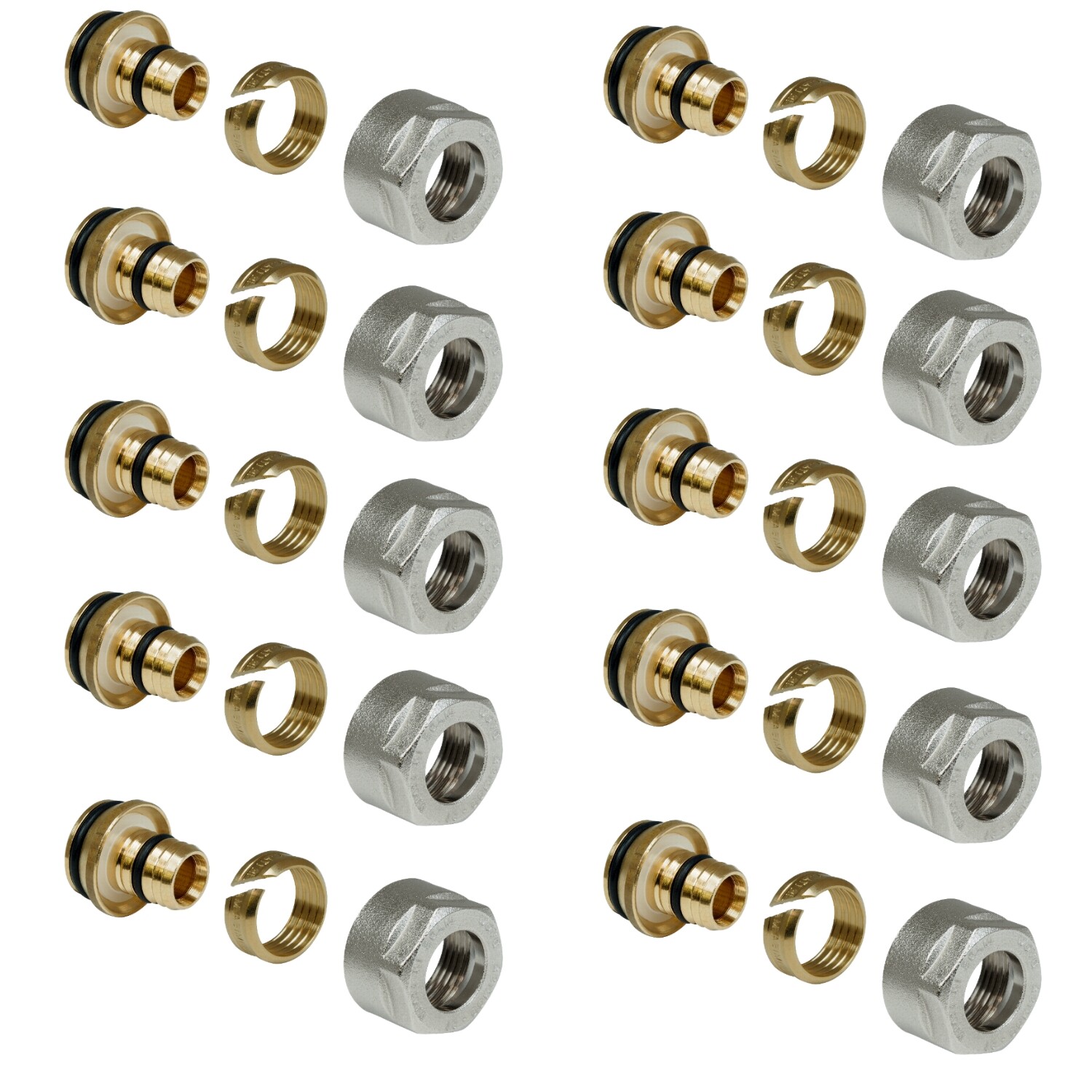 Klemmring Verschraubung 16x2 Eurokonus 3/4 Kunststoff Mehrschicht ...