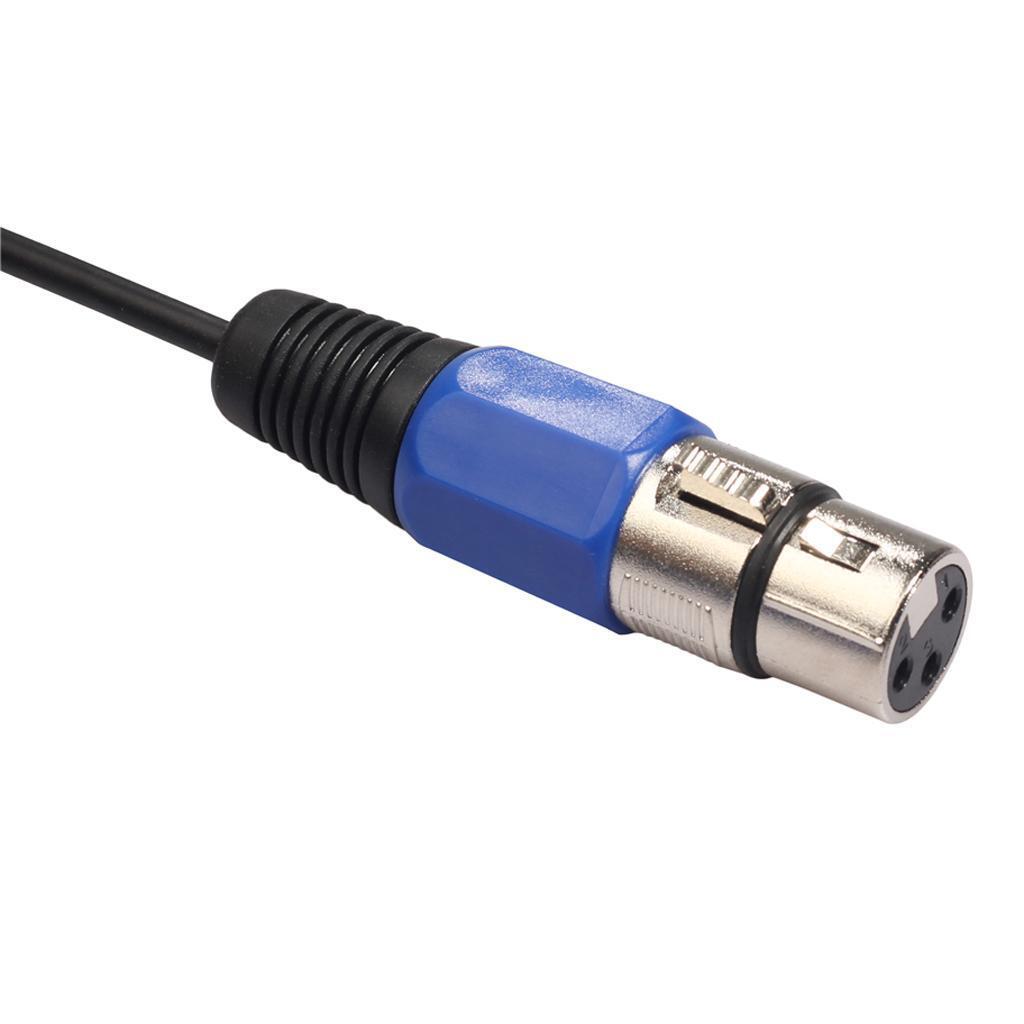 Microphone Cable Adapter Splitter And 2 Pin XLR Female And | eBay