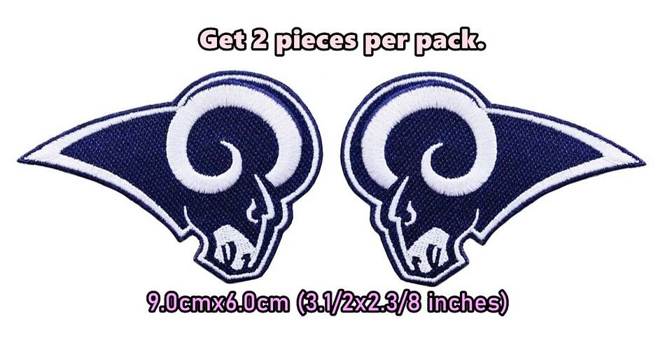 Los Angeles🏈RAMS Patches Sewing on #Select Options From Thai 🛫To🛬USA🚚 ...