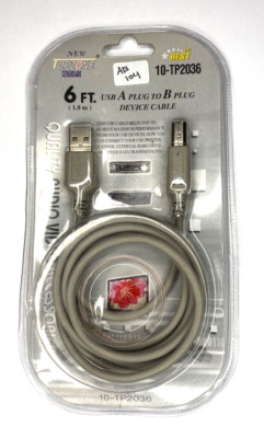6ft USB Type A Plug to USB Type B Plug Device Cable Audio Video | eBay