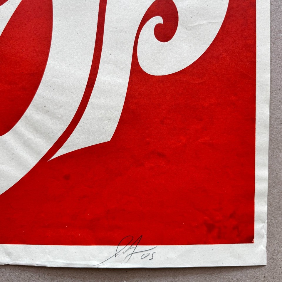 Shepard Fairey Signed Stay Up Shaka Art Paster Test Print Poster Obey ...