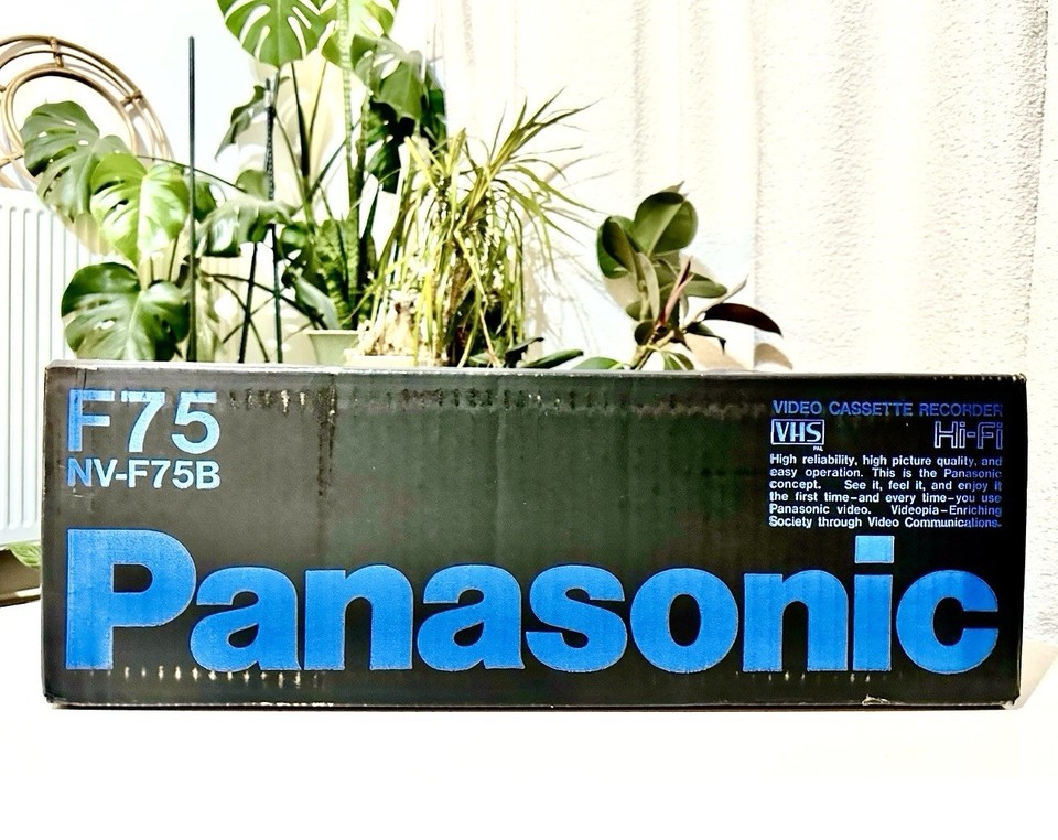 Panasonic NV-F75B Super 4Head VHS Player Recorder HDMI Final Clearance ...