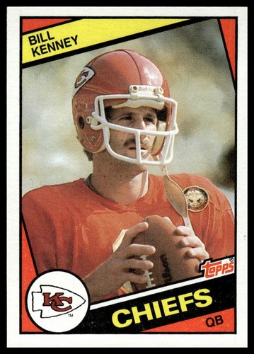1984 Topps #92 Bill Kenney Kansas City Chiefs NM+ | eBay