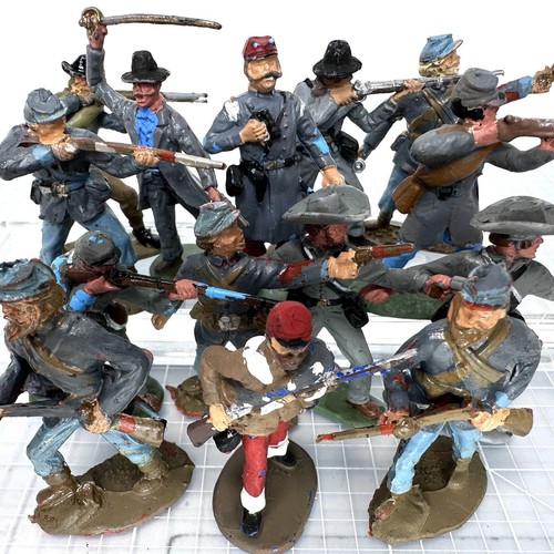 American Civil War Confederate Military Painted Toy Soldier Infantry ...