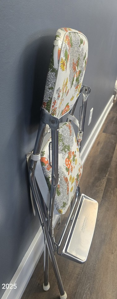 Vintage 1960's 1970's Cosco Floral and Mushroom High chair. Very Rare ...