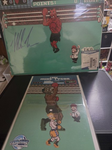 MIKE TYSON AUTOGRAPHED 8X10 PHOTO PUNCH OUT IN JSA COA DNA Boxing Auto ...