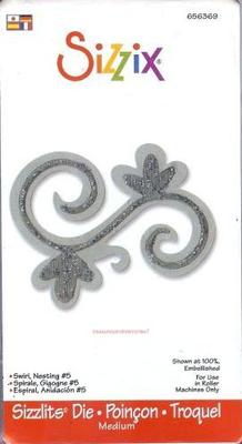 Sizzix Sizzlits SWIRL NESTING #5 656369 Beautiful | eBay