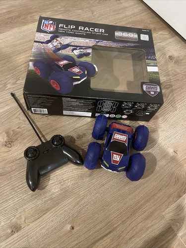NFL FLIP RACER REMOTE CONTROLLED STUNT CAR NEW YORK GIANTS Open Box | eBay