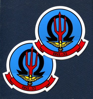 Sticker Set HSL-32 INVADERS NAVY SH-2 SEA SPRITE Helicopter Squadron ...