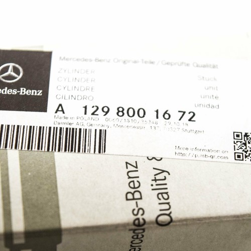 MB SL R129 CONVERTIBLE TOP LATCH ACTUATOR CYLINDER A1298001672 NO DUTY ...