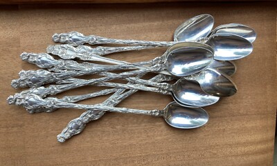 12 LILY Whiting ICED TEA SPOONS | eBay