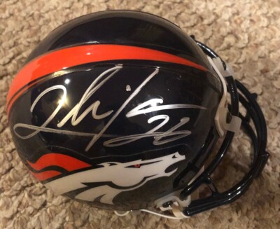 CLINTON PORTIS AUTOGRAPHED SIGNED BRONCOS RIDDELL MINI-HELMET JSA COA ...