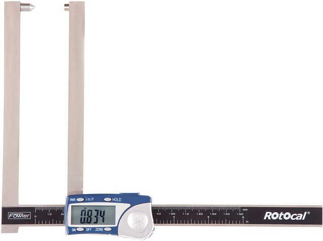 Fowler 74-150-002 Rotocal Electronic Rotor Gage With 6" Extended Jaw ...