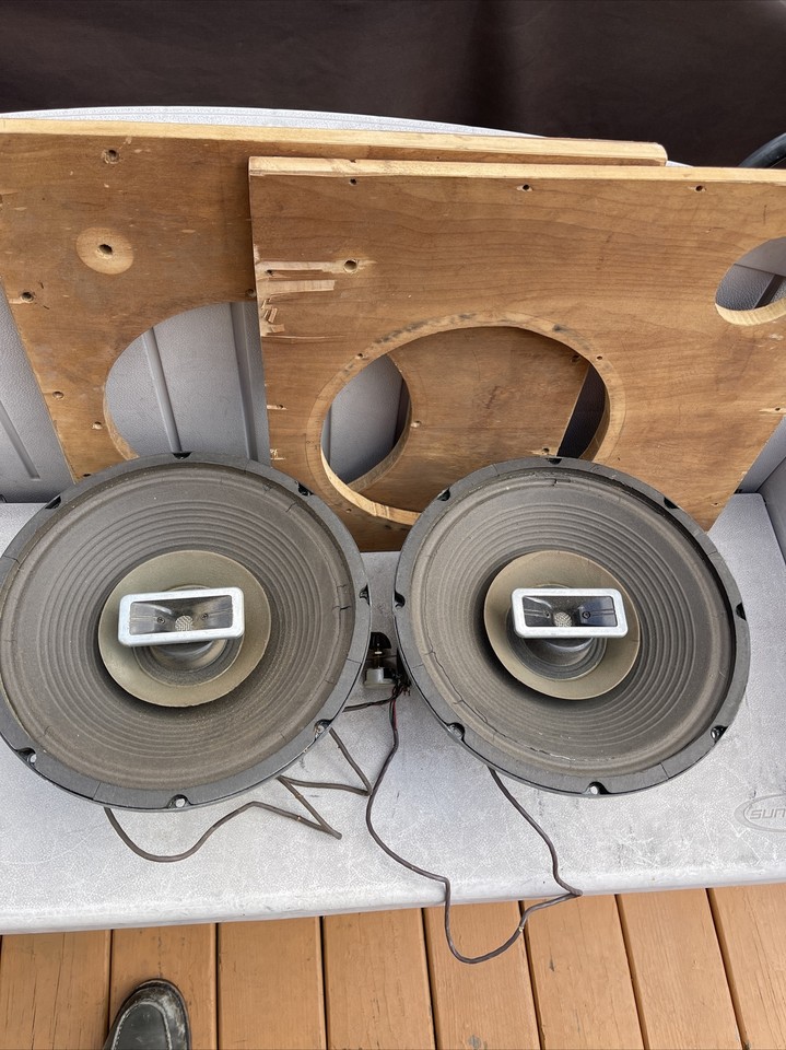 Pair Of KNIGHT KN-800A VINTAGE 12” SPEAKERs 16 Ohms 25 Watts For ...