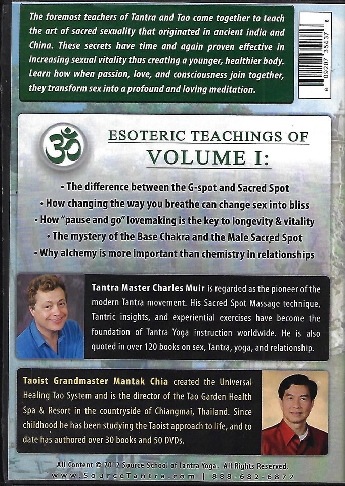 Meeting of the Masters Volume 1: Alchemy, Orgasm & Awakening (DVD) | eBay