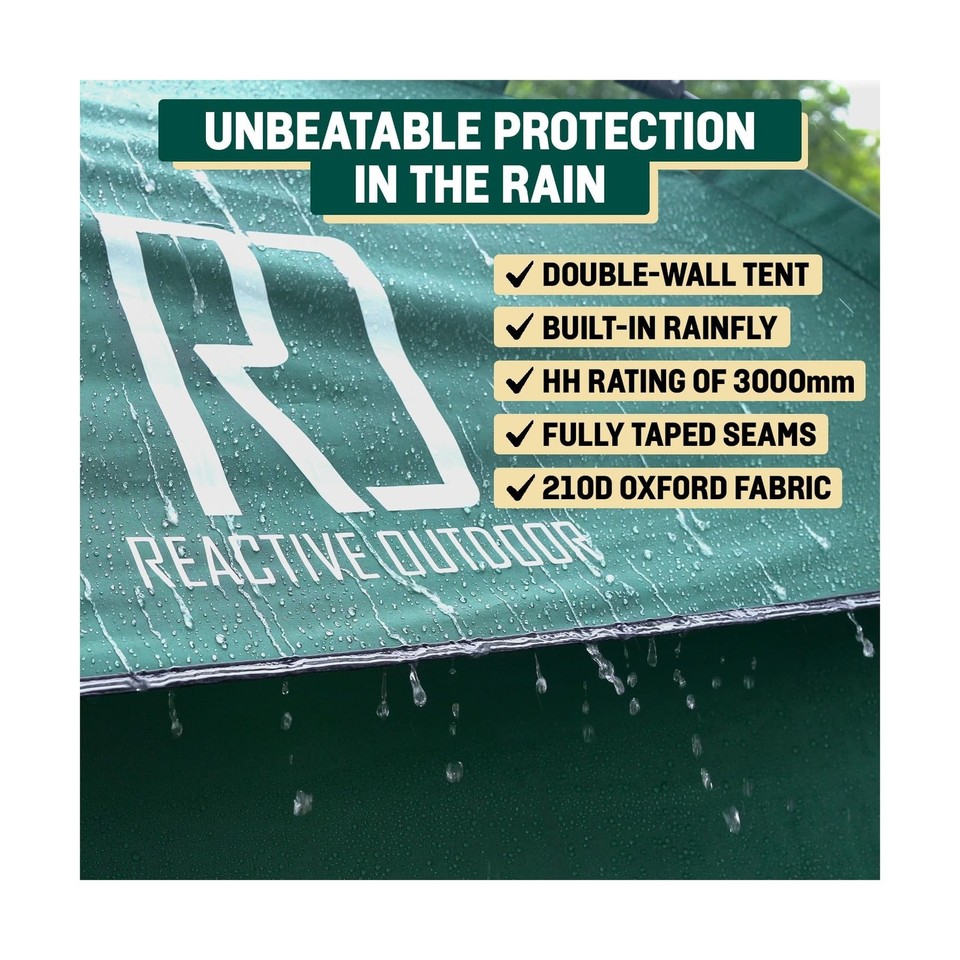Reactive Outdoor Tent - 3 Second Tent - 3 Sec Instant Pop Up Tent ...