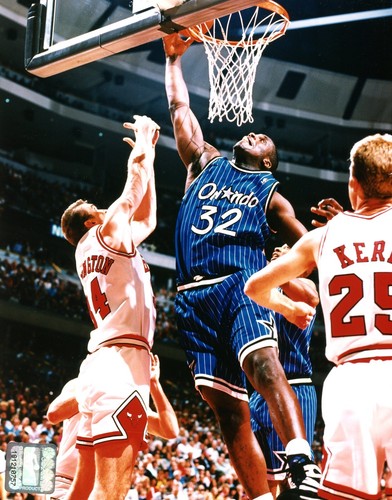 SHAQUILLE O'NEAL ~ 8x10 NBA Color Photo Picture Orlando Magic Dunking ...