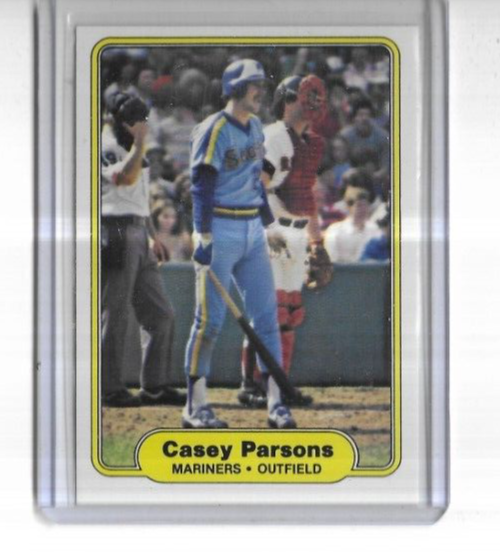 1982 Fleer #515 Casey Parsons Seattle Mariners | eBay