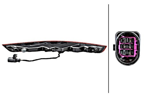 HELLA Rear Light LED Lower Right For PORSCHE Macan 95B 14-18 95B.945. ...