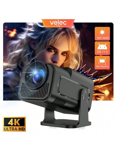 New HY320 Mini Projector 4K Ultra HD, Android 11.0, 1280P 720P 320ANSI ...