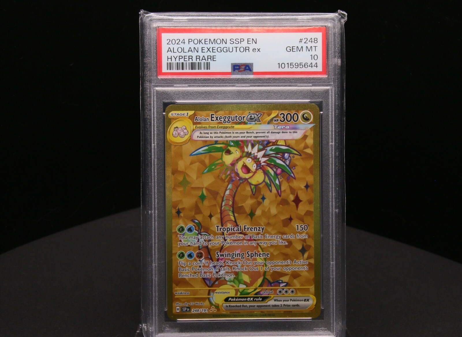 Alolan Exeggutor ex 2024 Scarlet & Violet: Surging Sparks #248/191 ...