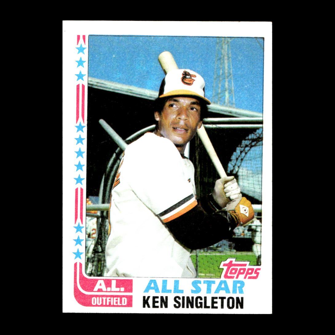 Ken Singleton 1982 Topps Baltimore Orioles #552 R313F 39 | eBay