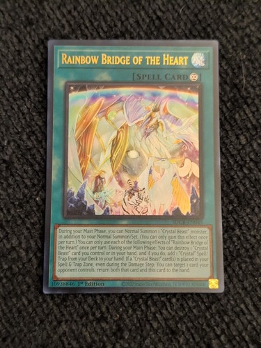 yugioh Rainbow Bridge Of The Heart structure deck SDCB-EN045 crystal ...