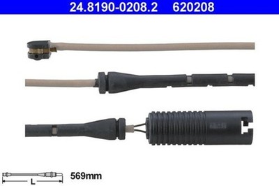 ATE Brake Pad Wear Warning Contact Disc Brake For BMW E38 34351182064 ...