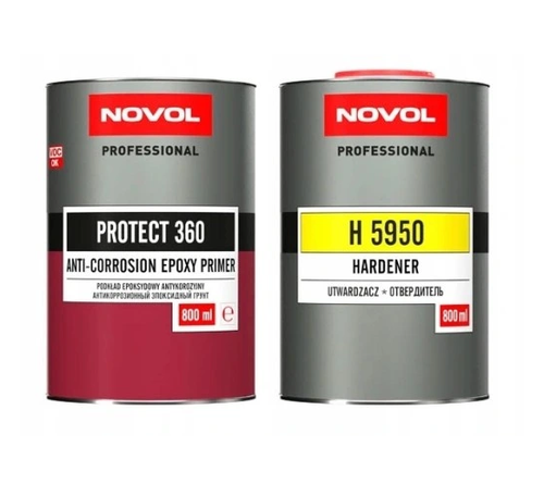 NOVOL PROTECT 360 BLACK - ANTI-CORROSIVE EPOXY PRIMER + hardener 1,6 l ...
