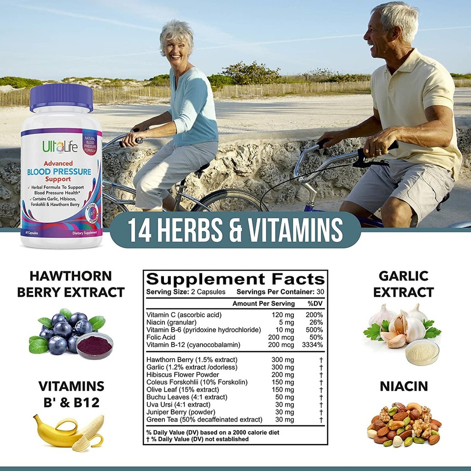 BEST HIGH BLOOD PRESSURE PILLS to Lower BP Naturally or Stress ...