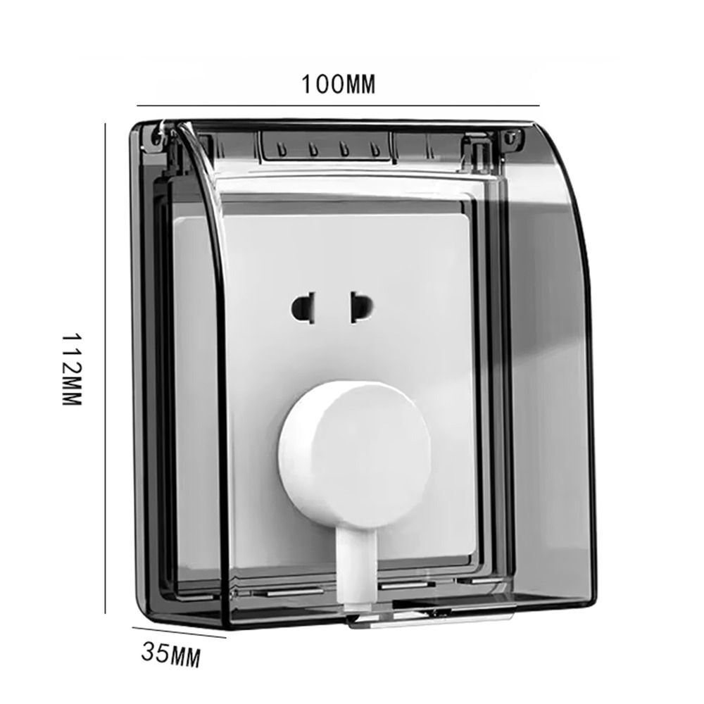Plastic Socket Waterproof Box Wall-mounted Electric Plug Cover Wall | eBay